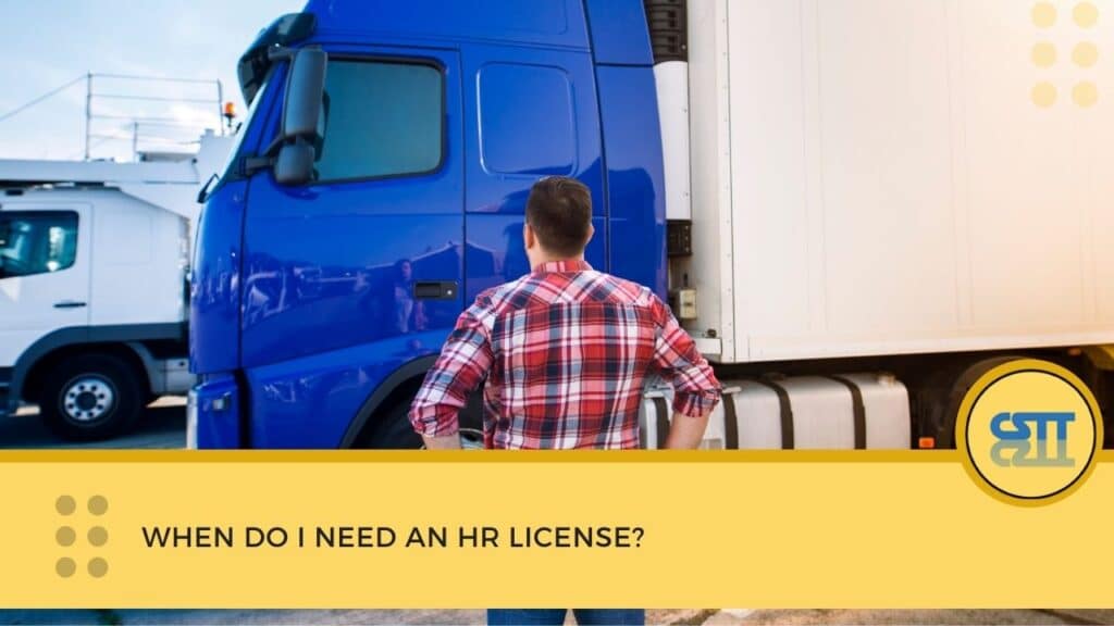 What is an HR Licence? - Chris Shilling Transport Training